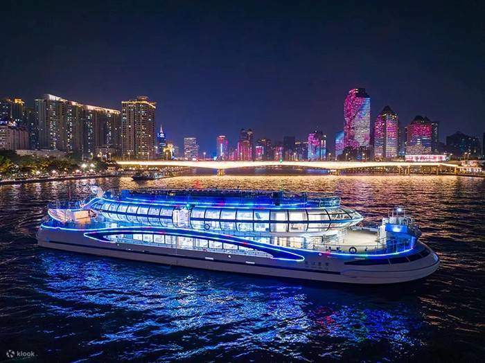 [Cerca de la Torre de Cantón, Haixinsha] Crucero nocturno por el río ...